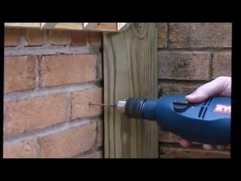 How to: Use "Tapcon" brand fasteners for Masonry, Brick, and Concrete - YouTube