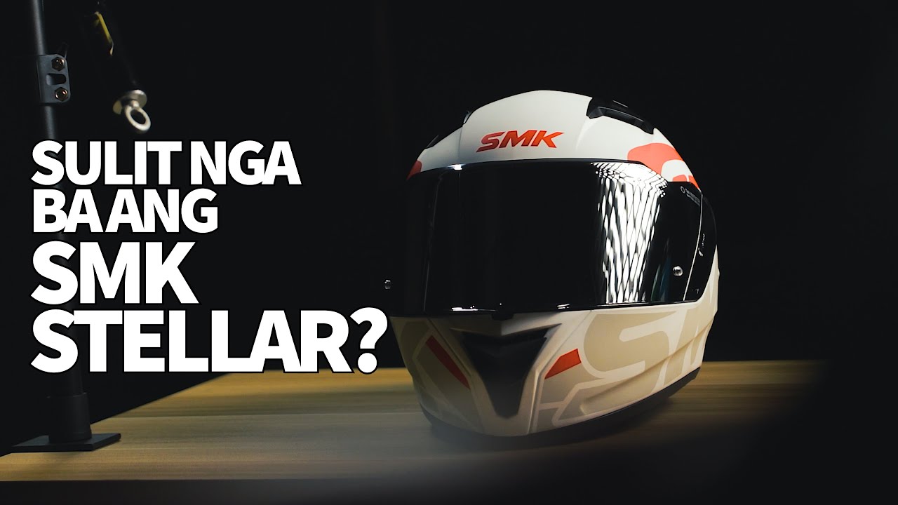 SMK STELLAR SPORT STAGE FULL FACE HELMET REVIEW - YouTube