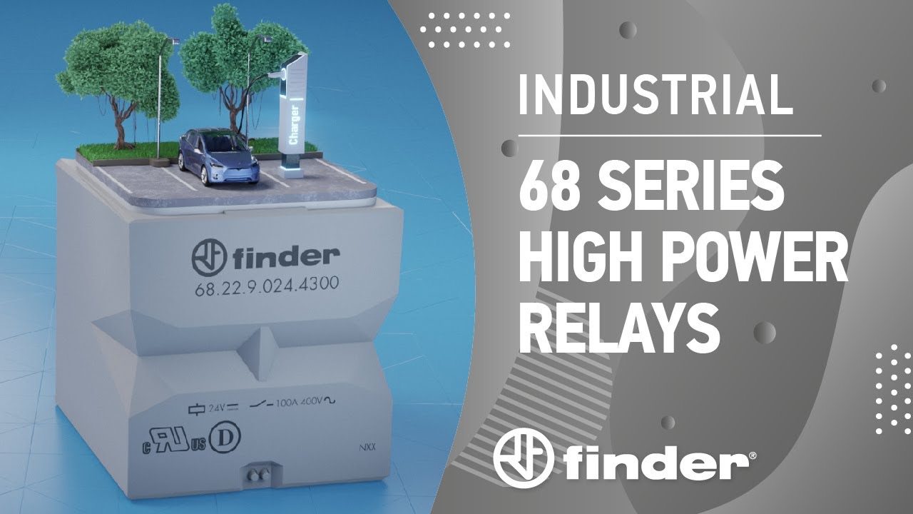 100 A High Power Relay | 68 Series | Finder - YouTube