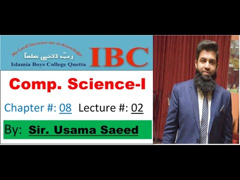ICS | 1st Year | Computer Science | Lecture No 2 | Chapter No 8 (Word Processing) | Sir Usama ...