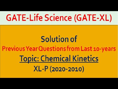 GATE-Life Science-Last 10 Years Question Solution from Chemical ...
