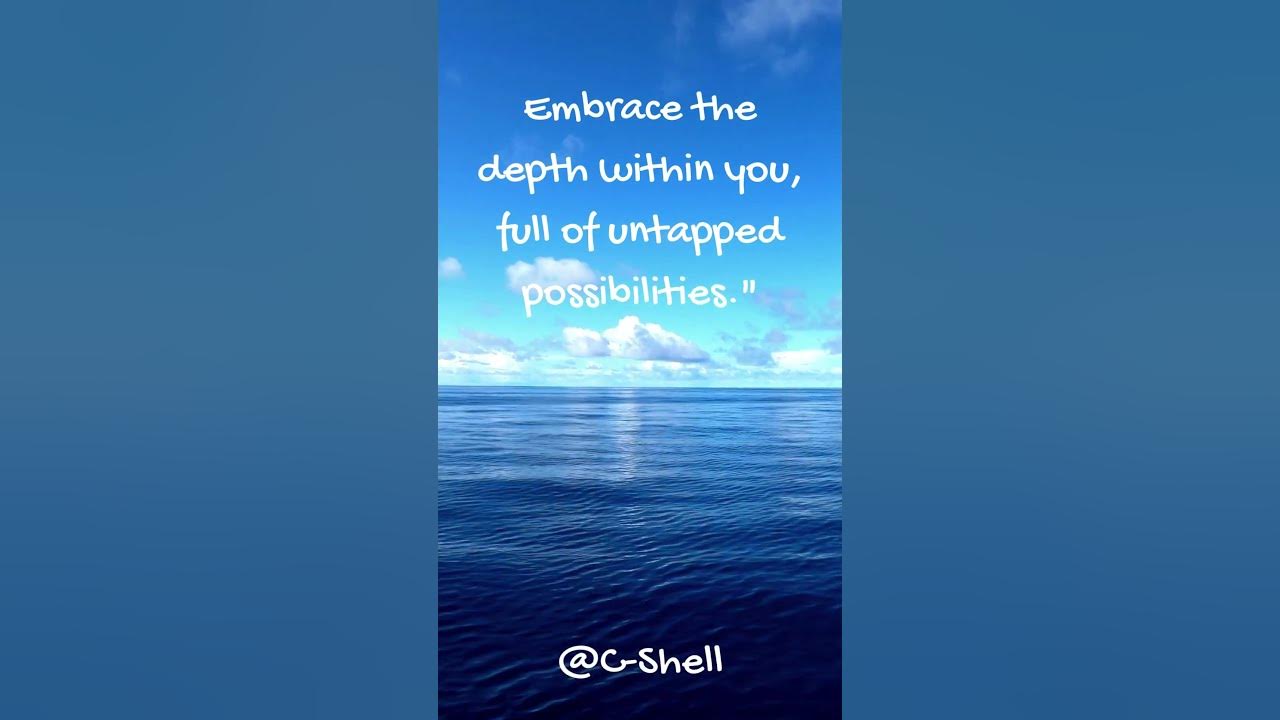 Ocean quotes #motivation #CShell - YouTube
