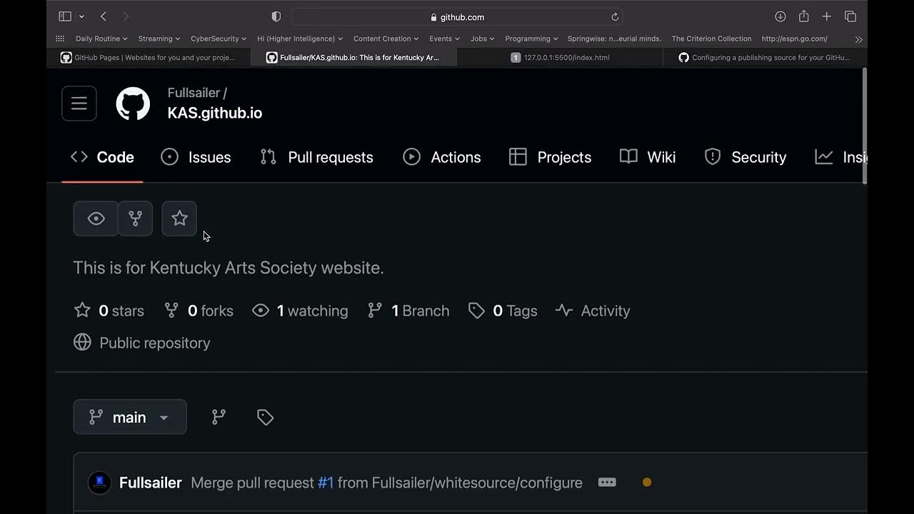 Settings for Deployment on GitHub Pages - YouTube