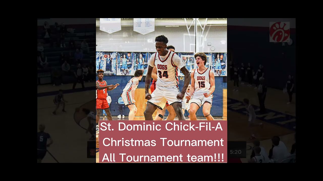Isaiah Clark #34 St. Dominic Christmas Tournament All Tournament Team ...