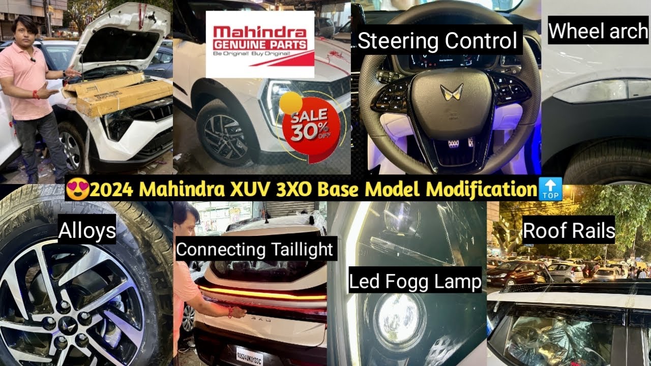 💥 2024 Mahindra Xuv 3xo base model Modification Xuv 3xo Mx3 modified ...
