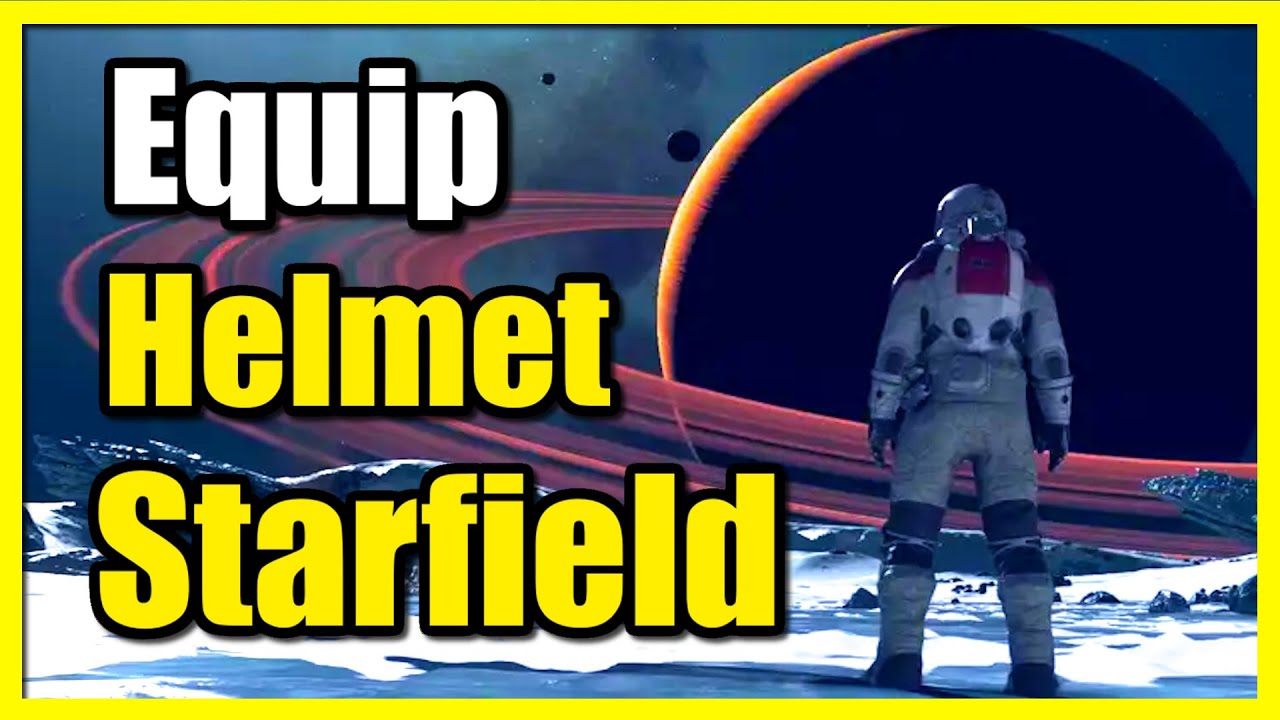 How to Equip a Helmet in Starfield (Starting Mission) - YouTube
