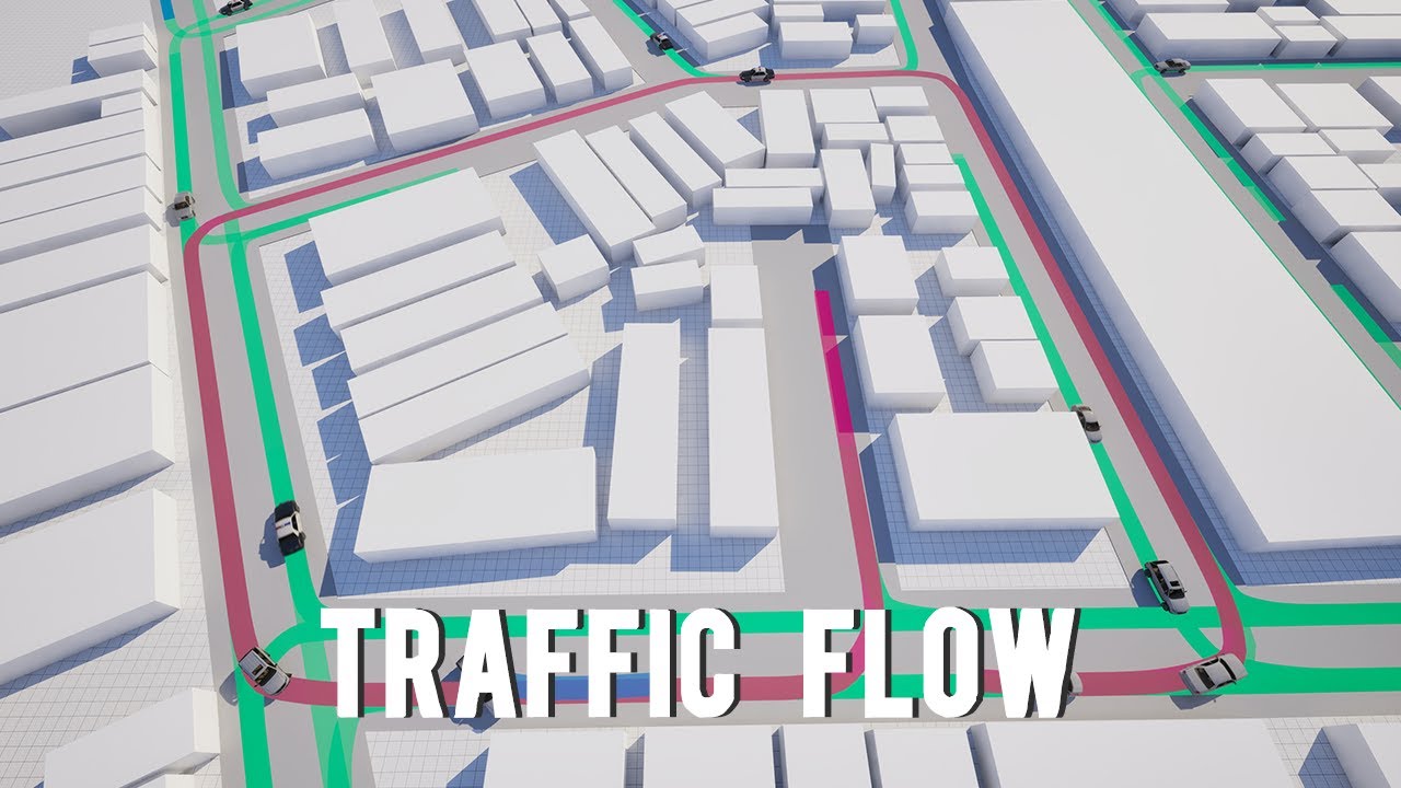 Unreal Engine AI Vehicle Tutorial 18: Improving Traffic Flow - YouTube