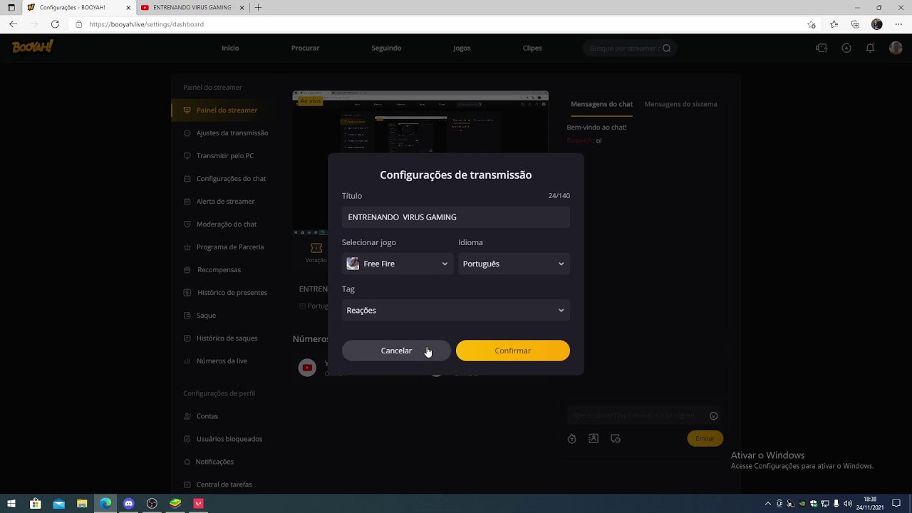 live teste - YouTube