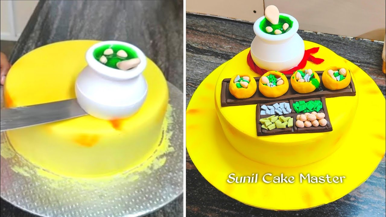 Pani Puri theme cake | Most Wonderful Pani Puri Cake Decoration - YouTube