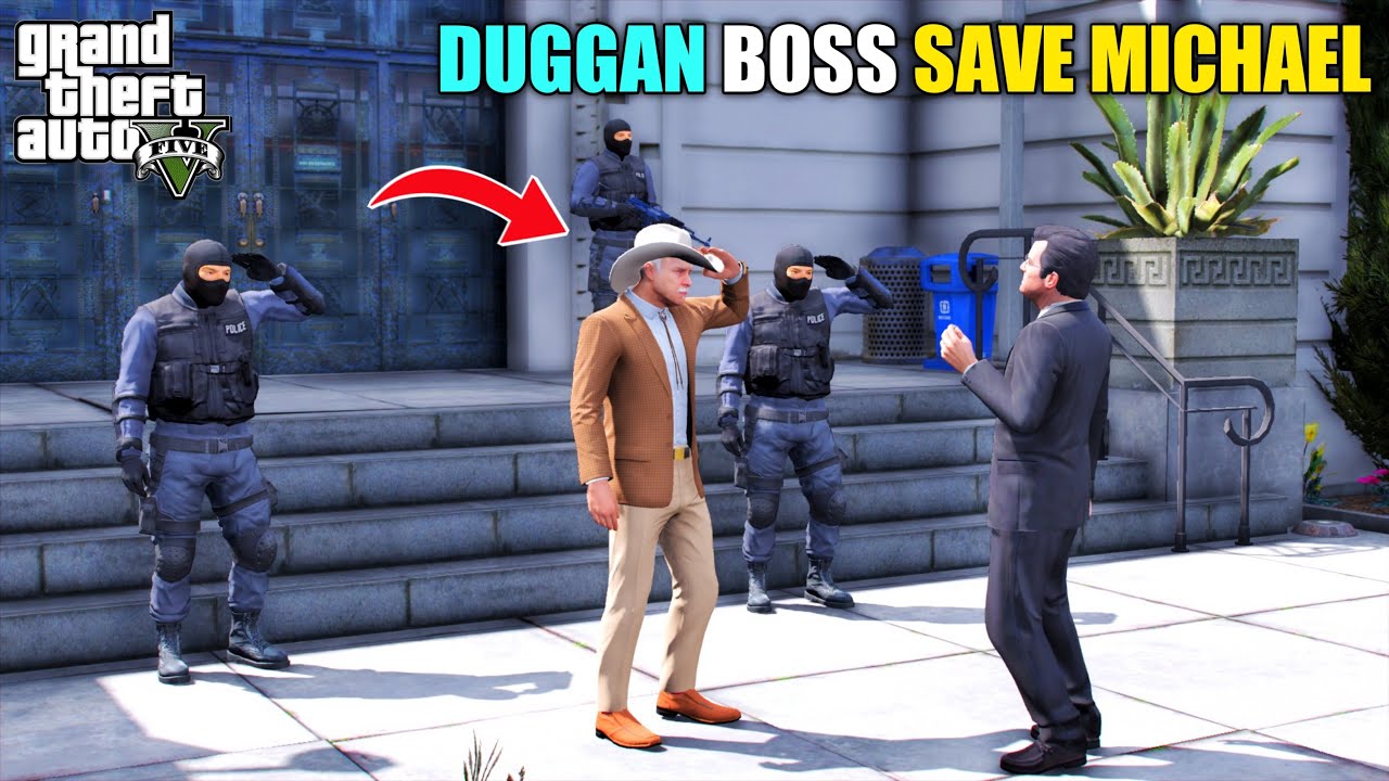 GTA 5 : DUGGAN BOSS SAVE MICHAEL PRESIDENT'S POST || BB GAMING - YouTube