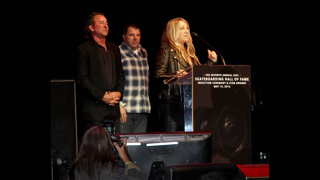 Cindy Whitehead 2016 Skateboarding Hall of Fame Induction Speech - YouTube