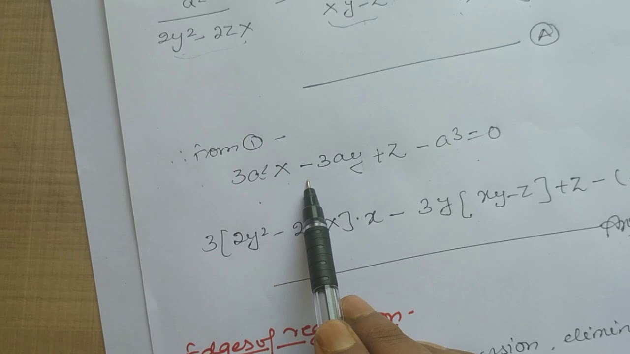 Edge Of Regression In Differential Geometry Problem 1 Youtube