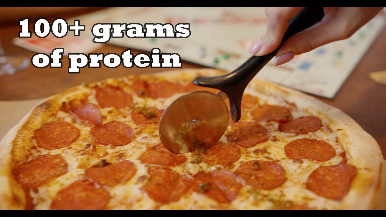 100 Grams Of Protein - Homemade Pizza - Gym Pizza - YouTube