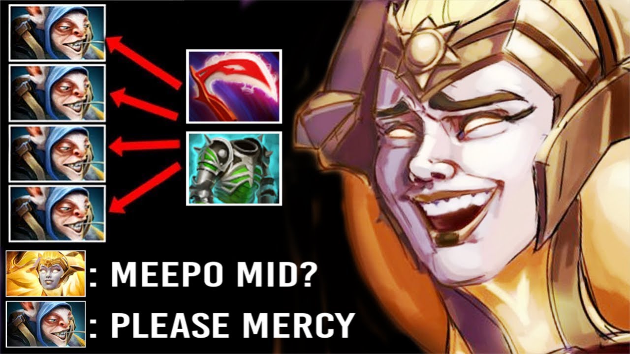 Crazy Armor Melt + Shard Dawnbreaker vs Meepo Mid 1 Spin Delete All ...