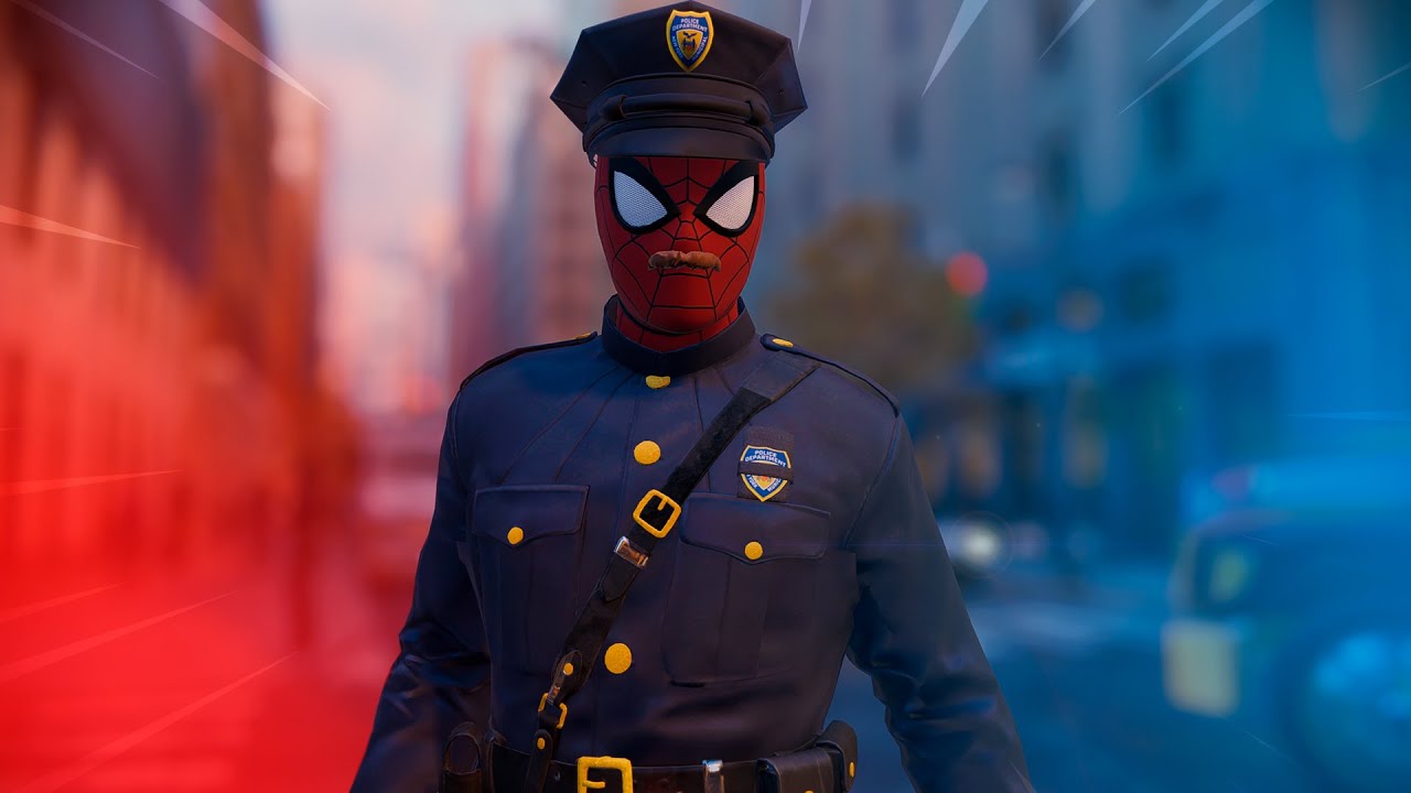 Instalando TRAJE SPIDER-COP FORMAL No Marvel's Spider-Man - YouTube