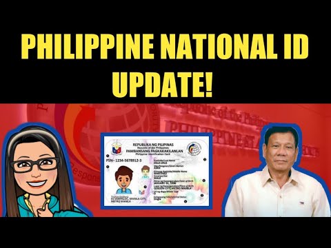 PHILIPPINE NATIONAL ID UPDATE! - YouTube
