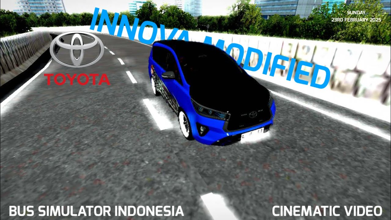 TOYOTA INNOVA MODIFIED|CINEMATIC VIDEO|BUS SIMULATOR INDONESIA - YouTube