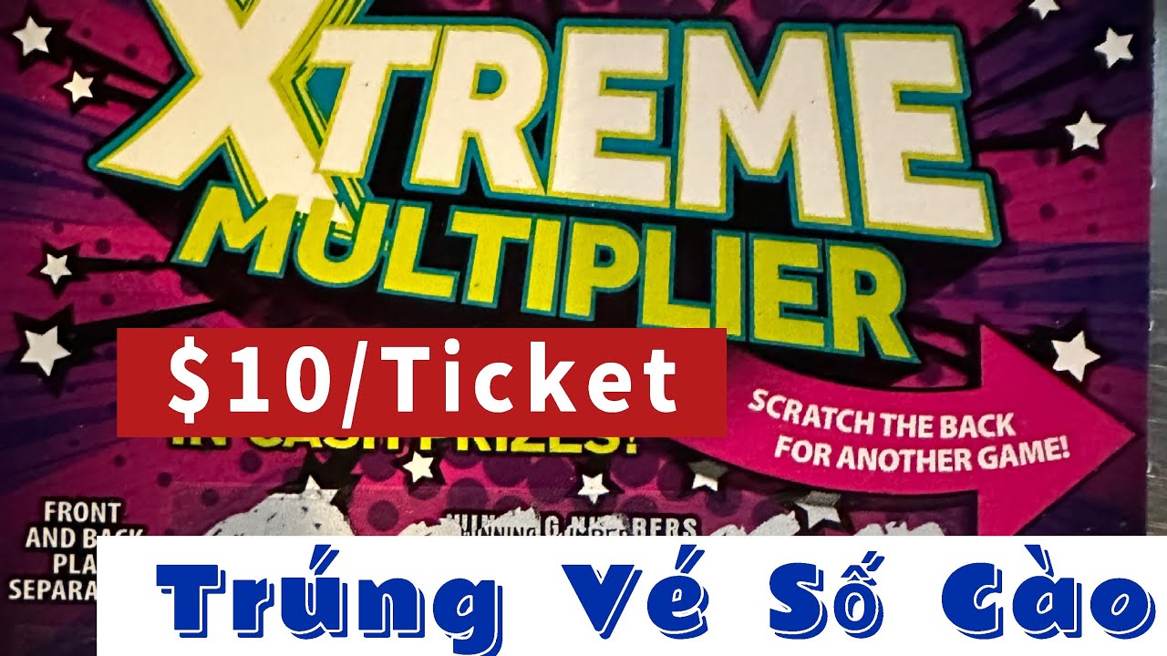 vé số cào ( Xtreme multiplier scratch lottery ) - YouTube