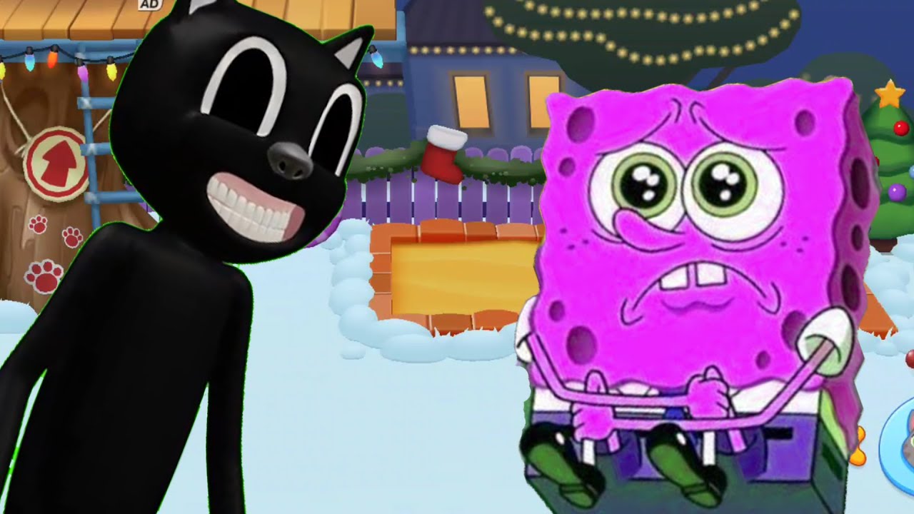 Cartoon Cat Sünger Bop'un Rengini Değiştirdi - YouTube