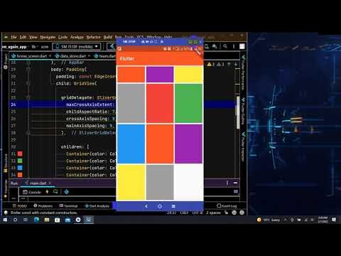 Understanding GridView and GridView.builder in flutter | Flutter in Pashto | Flutter gridview ui ...