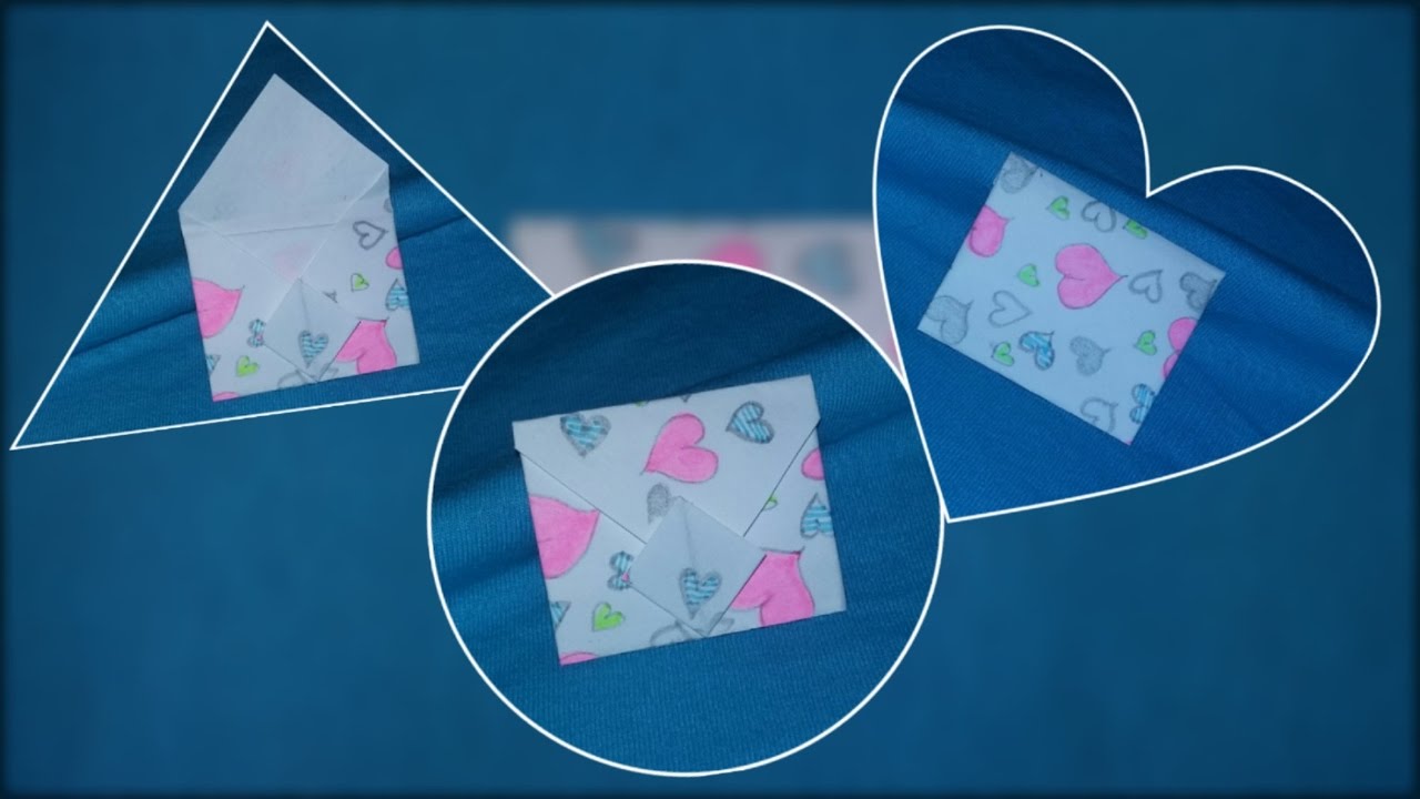 Mini koverta od papira - YouTube