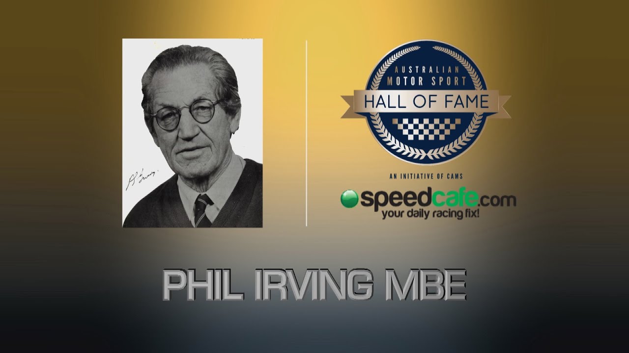 Phil Irving - Motorsport Hall of Fame Inductee 8 - YouTube