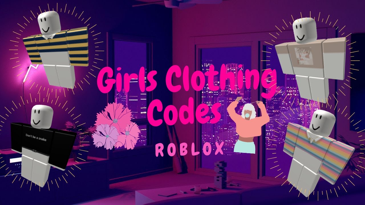 Girls Clothing Codes | Roblox - YouTube