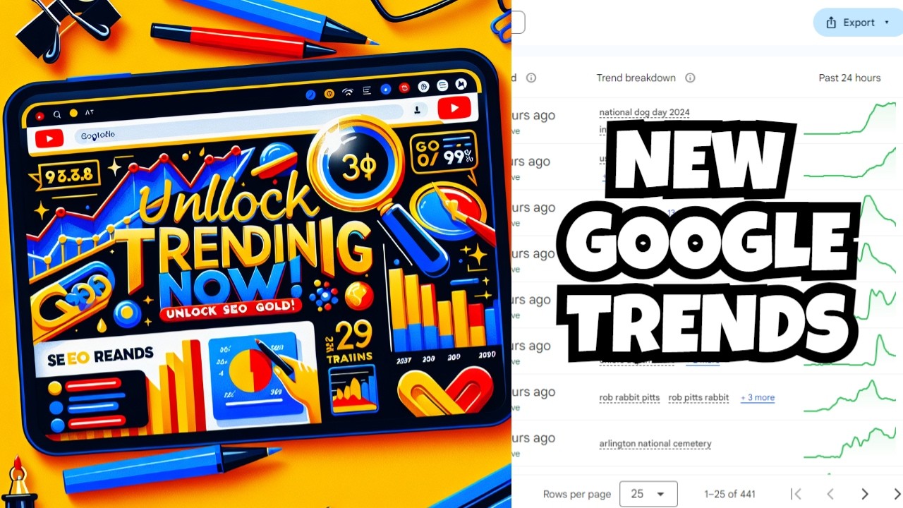 Google Trends New Look - Boost Your SEO and Content Strategy - YouTube
