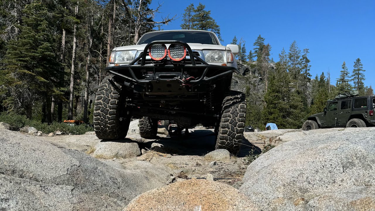 3rd Gen SAS Toyota 4runner Takes on the Rubicon - YouTube