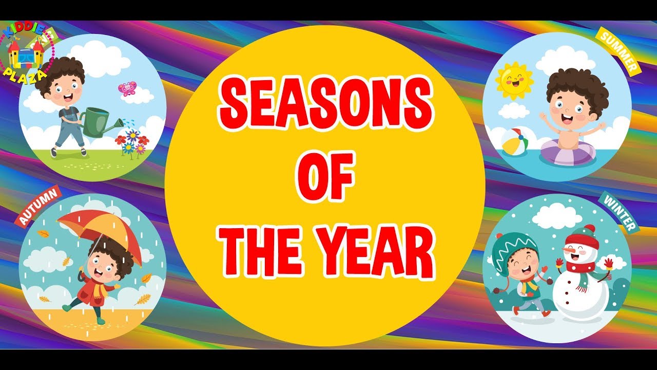 Four Seasons Of The Year Animation 4 Seasons Of The Year For Kids
