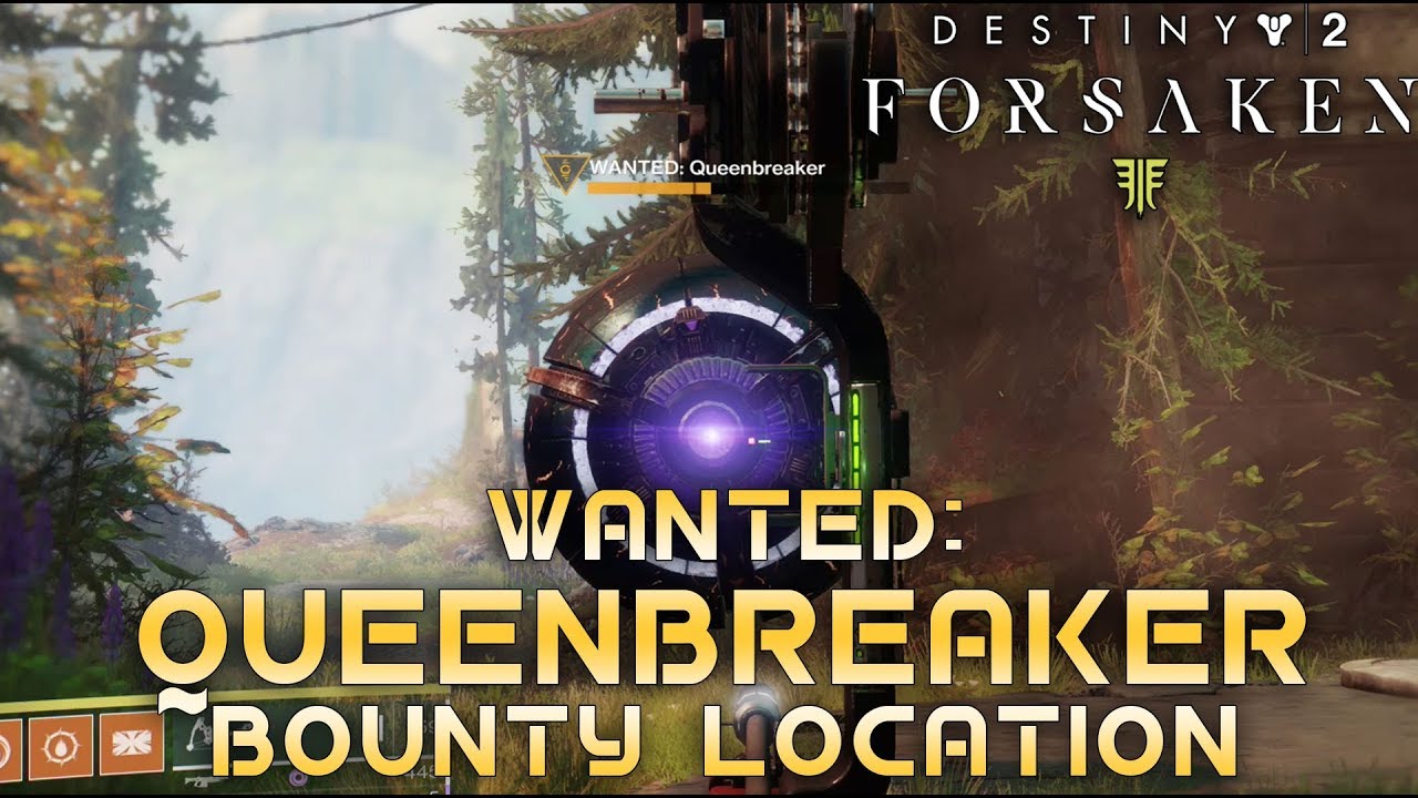 Destiny 2 Forsaken Queenbreaker location - Spider bounties - YouTube