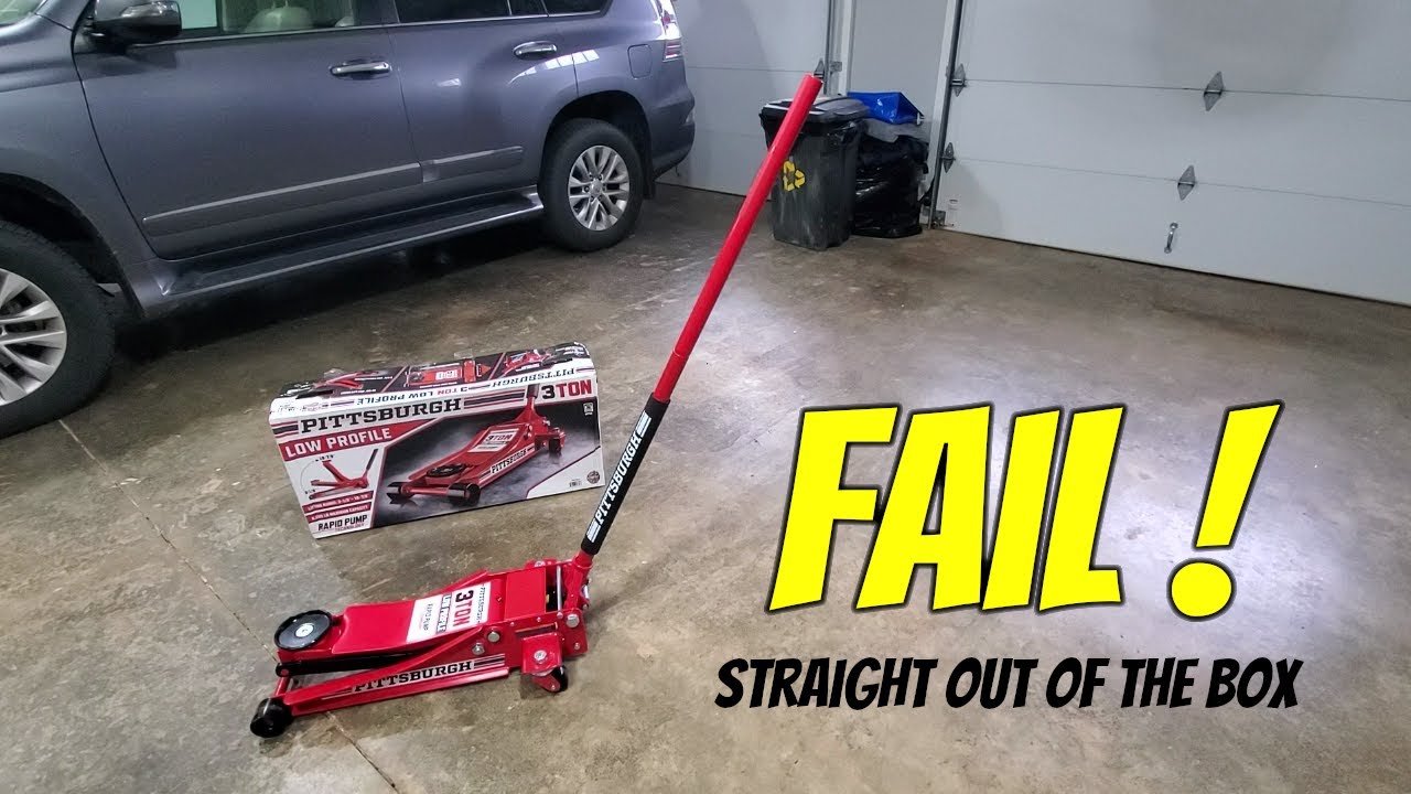 Harbor Freight PITTSBURGH 3 Ton Floor Jack YouTube Harbor Freight PITTSBURGH 3 Ton Floor Jack YouTube