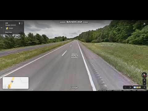 Interstate 91 - Vermont (Exits 18 to 17) southbound - YouTube