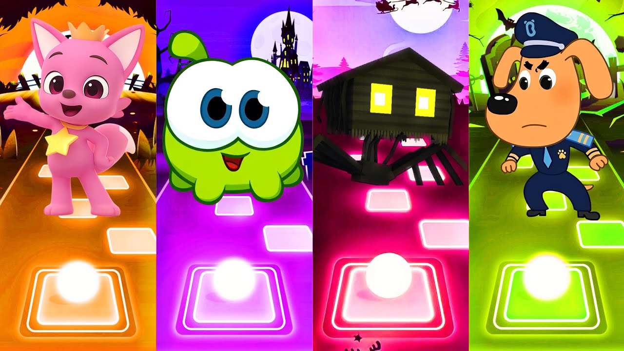 Pink Fong 🆚 Om Nom 🆚 House Head 🆚 Sheriff Labrador. 🎶 Who Is Best ...