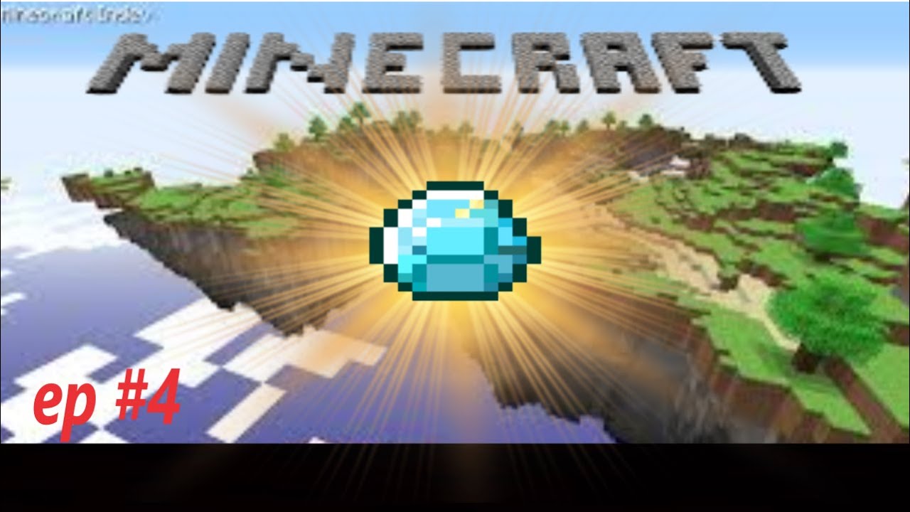 minecraft infdev survival ep #4 diamonds! + building the wall - YouTube