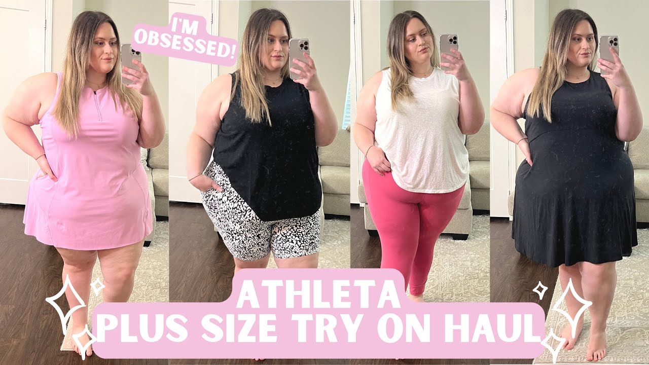 ATHLETA POPPED OFF [Amazing Plus Size Activewear] - YouTube