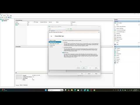 Create a differencing Disk in Hyper-V - YouTube