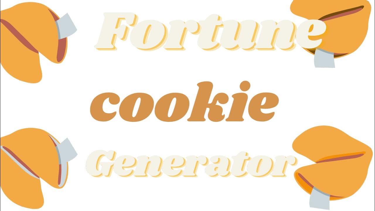Fortune Cookie Generator in Python - YouTube