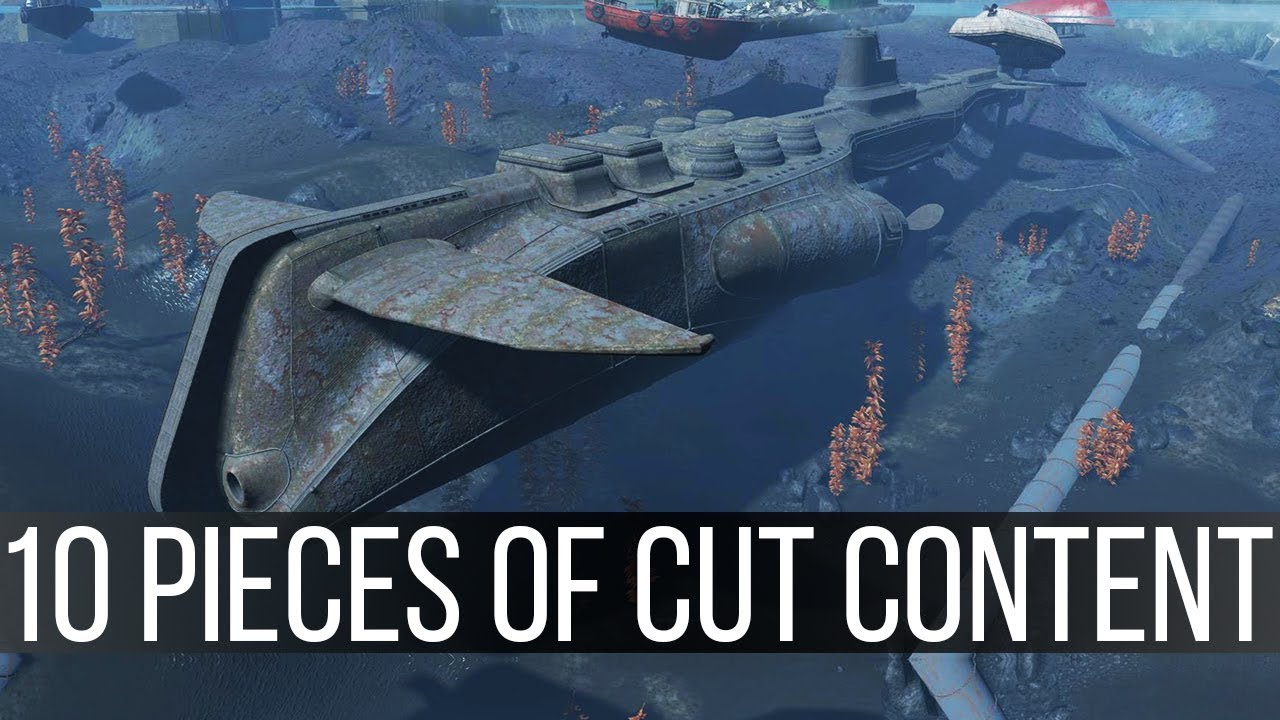 10 Pieces of Cut Content - Fallout 4 - YouTube