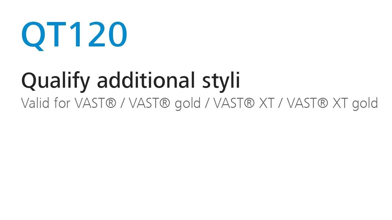 QT120 - Qualify additional styli - YouTube