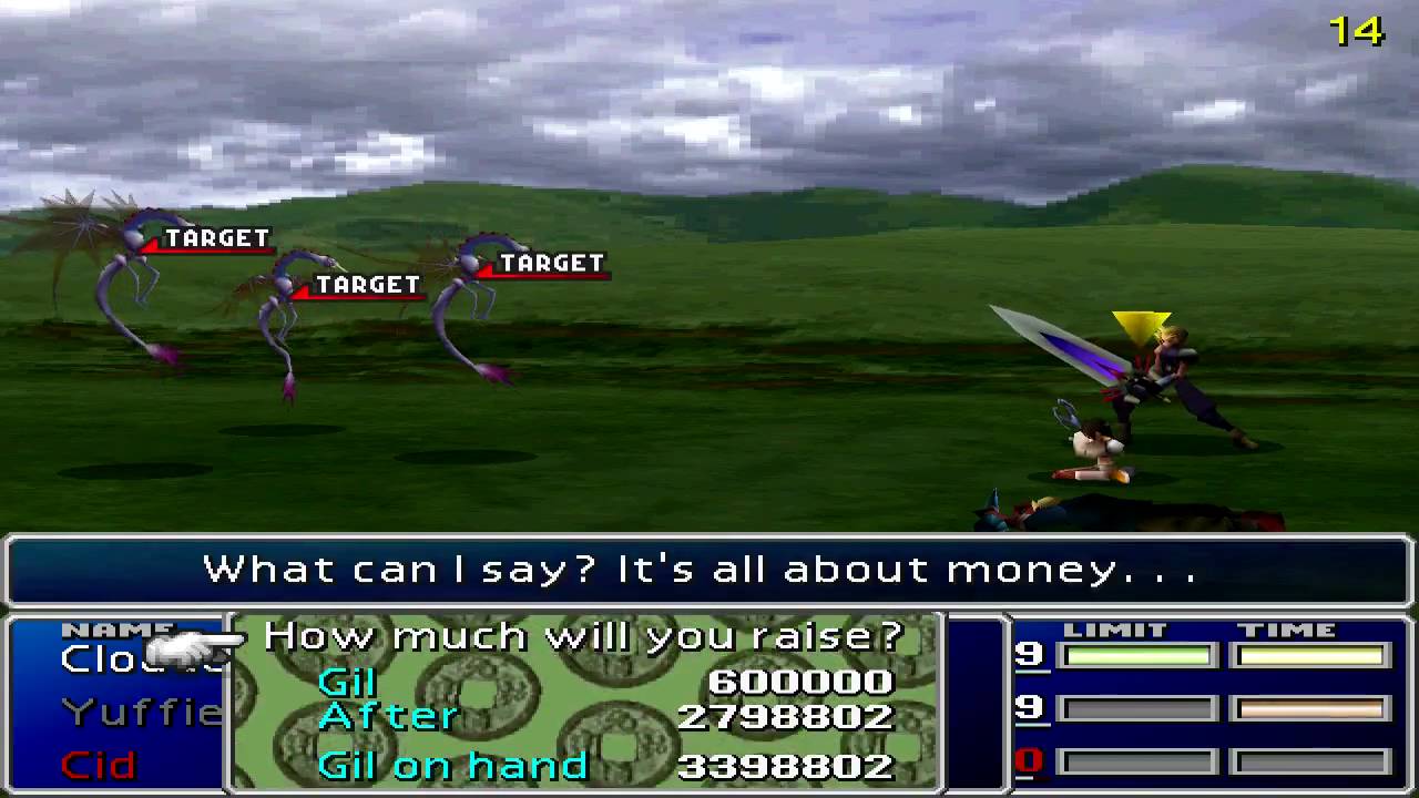 Final Fantasy VII new Battle Interface Test3 Part2 By Kranmer None ...
