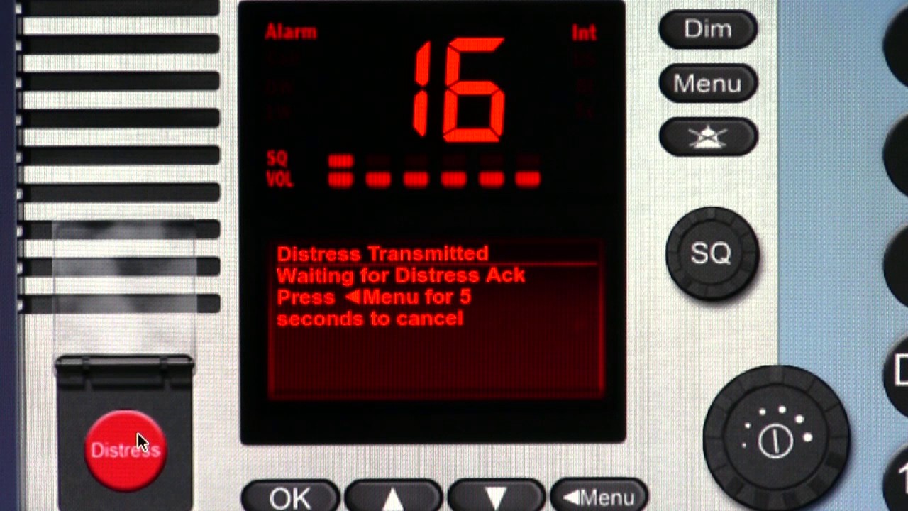 Mayday - VHF, Kapittel5 - Utsendelse av DSC nødalarm - YouTube
