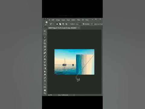 Perspective Bending Effect in Photoshop #perspectiveeffect - YouTube