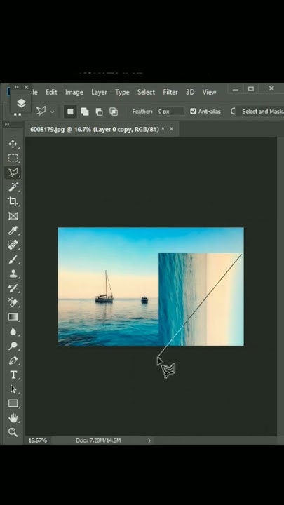 Perspective Bending Effect in Photoshop #perspectiveeffect - YouTube