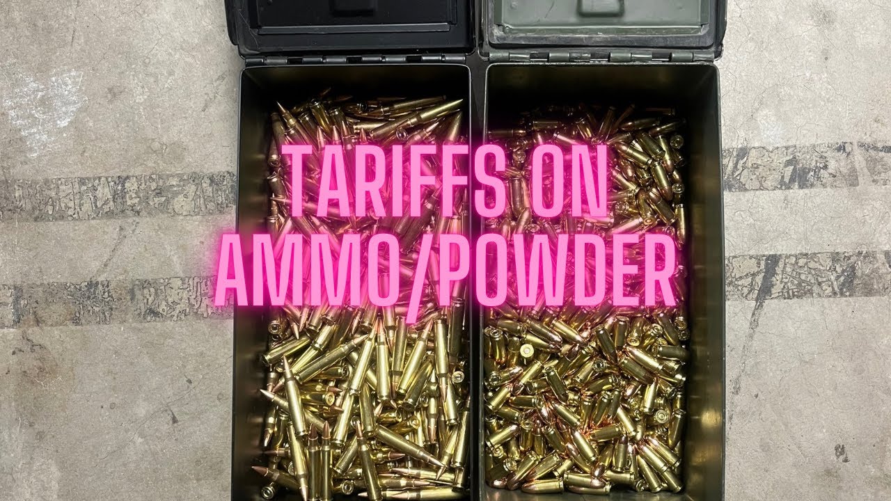 🚨AMMO components and ammo availability/price with TARIFFS! 🚨💩 - YouTube