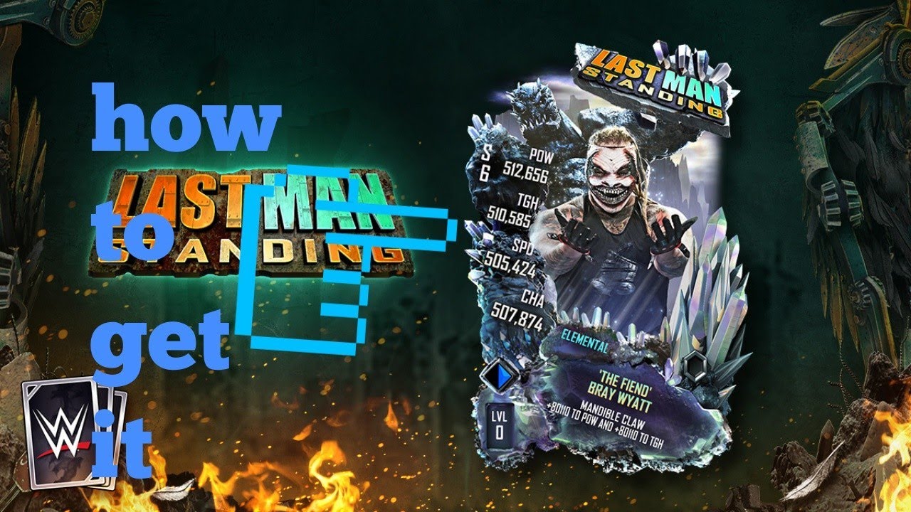 How to get the last man standing card ? (WWE supercard) - YouTube