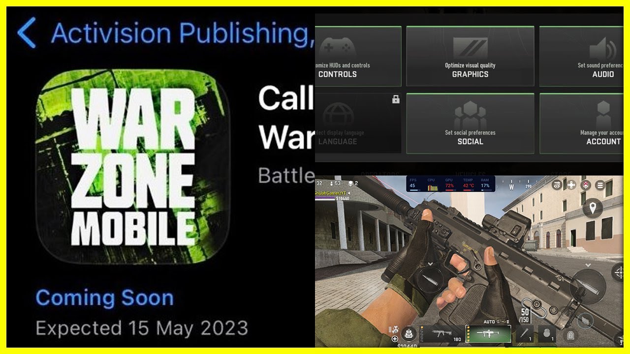 WARZONE MOBILE HUGE UPDATE | GRAPHIC SETTING + MAX GRAPHICS OPTION ...