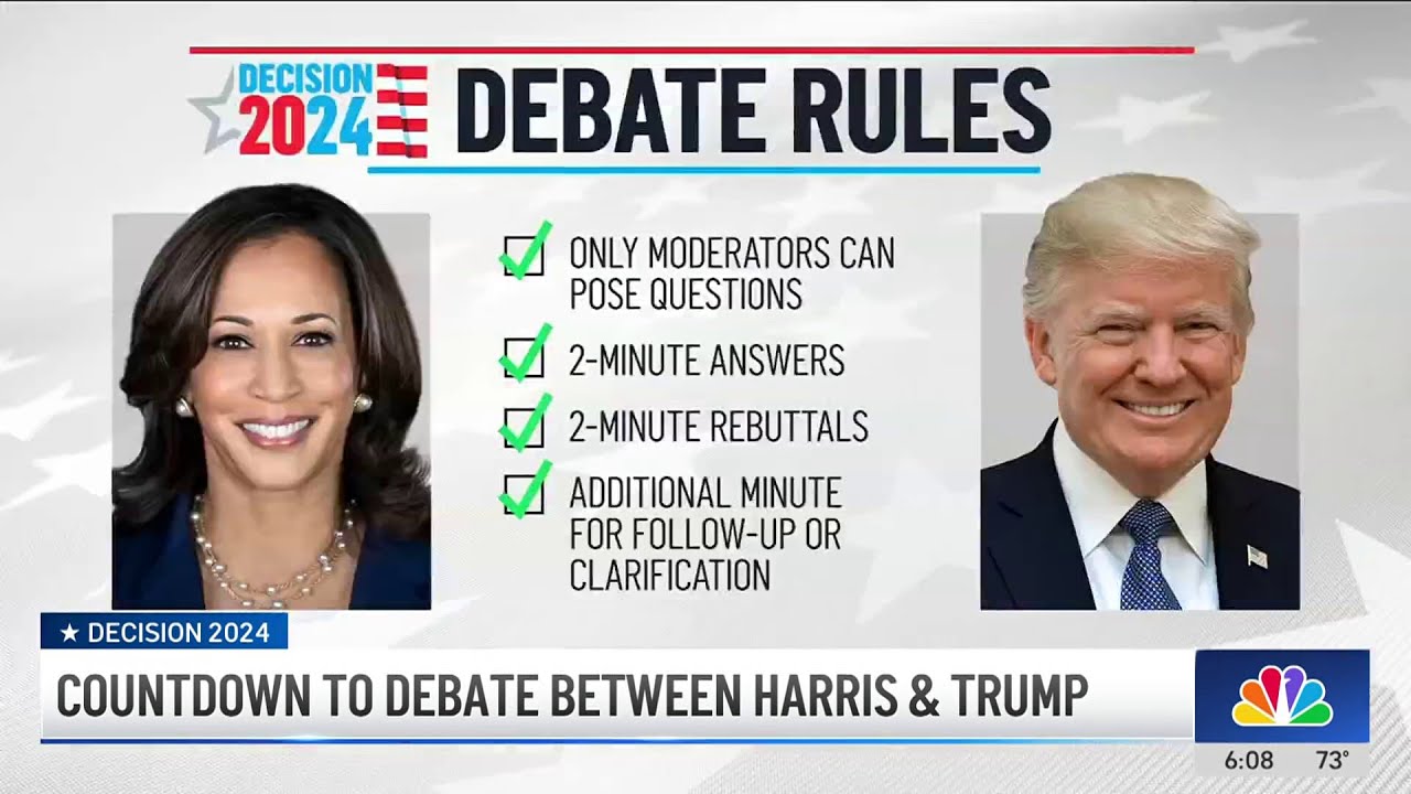 What time is Trump-Harris debate? Here's what to expect | NBC New York ...