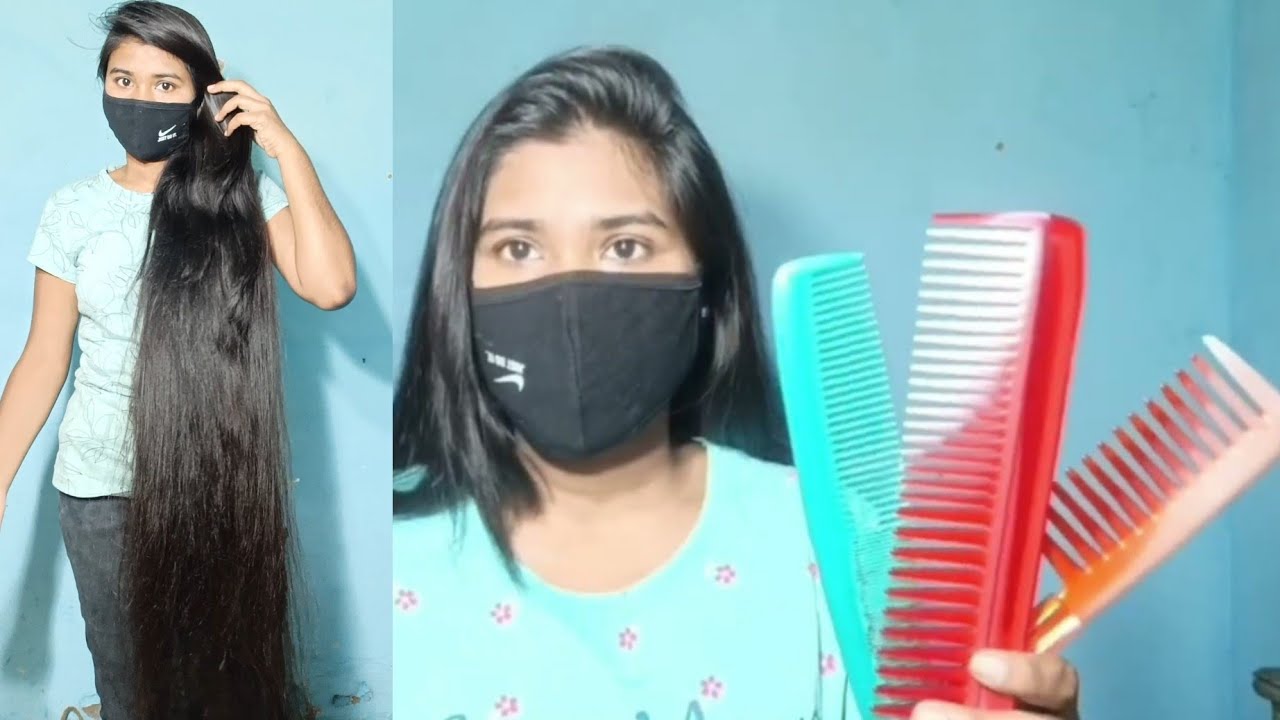 best comb for hair / Wooden comb for hair growth/ my long hair tips ...