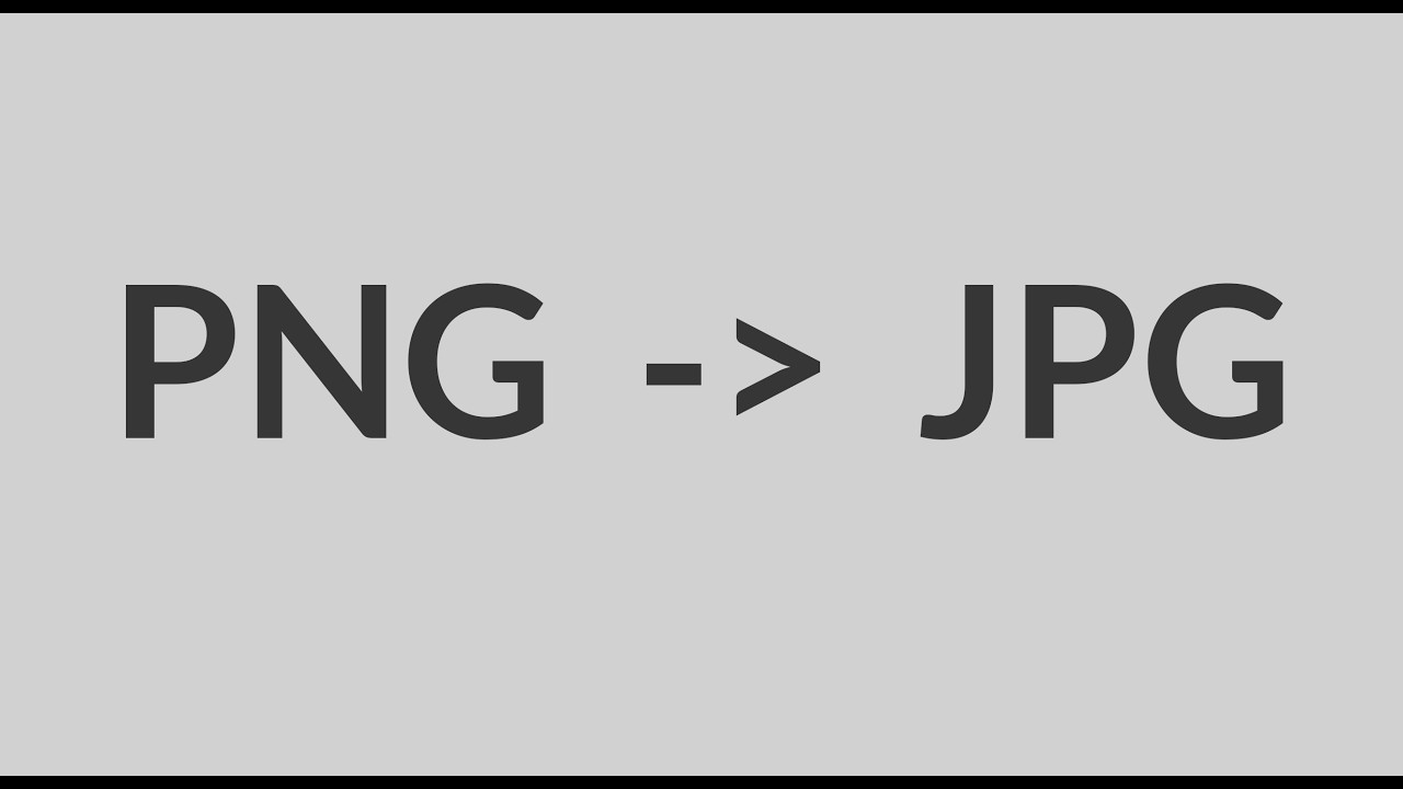 Convert PNG to JPG / JPEG (Easy & Free Method) | How to Convert PNG ...